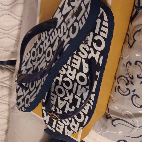 MICHAEL Michael Kors | Shoes | Mk Blue Sandals | Poshmark